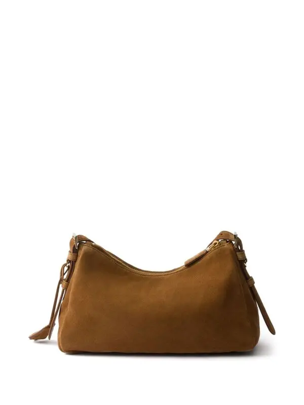 Prada Aimée Medium Shoulder Bag - Brown