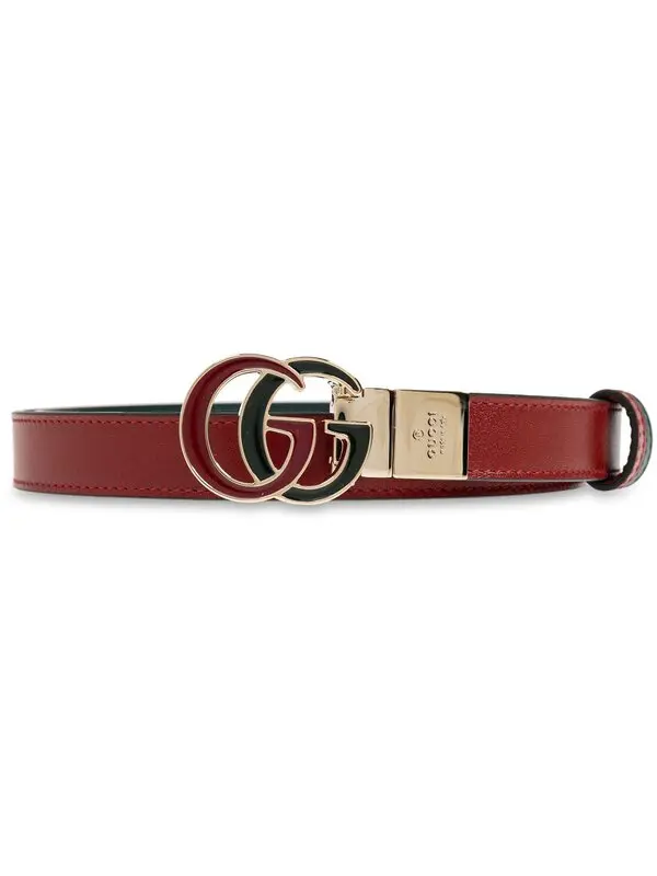 Gucci Gg Marmont Belt - Red