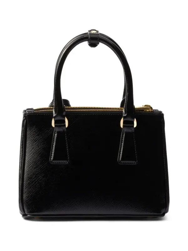 Prada Galleria Mini Bag - Black | Editorialist