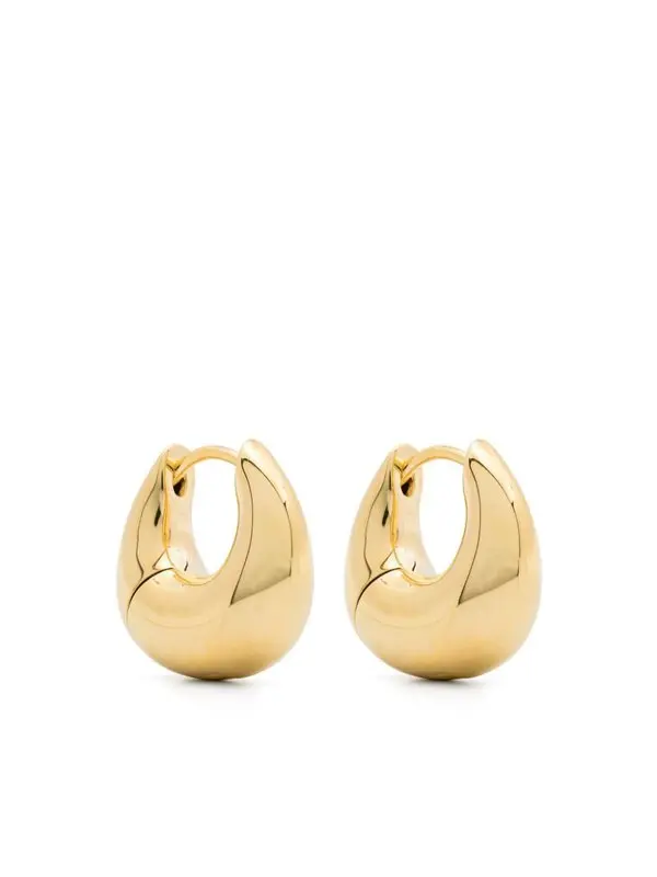 Tom Wood Small Bao Hoop Earrings - Gold