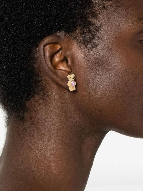 YVMIN Bear-motif Stud Earrings