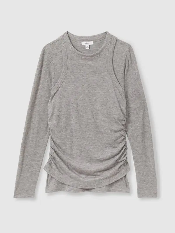 REISS Charlie Layered Top