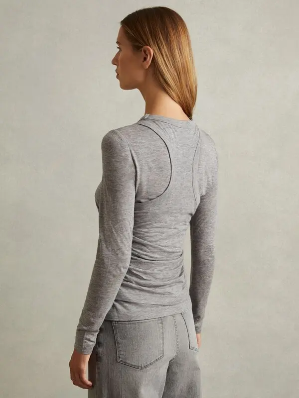 REISS Charlie Layered Top