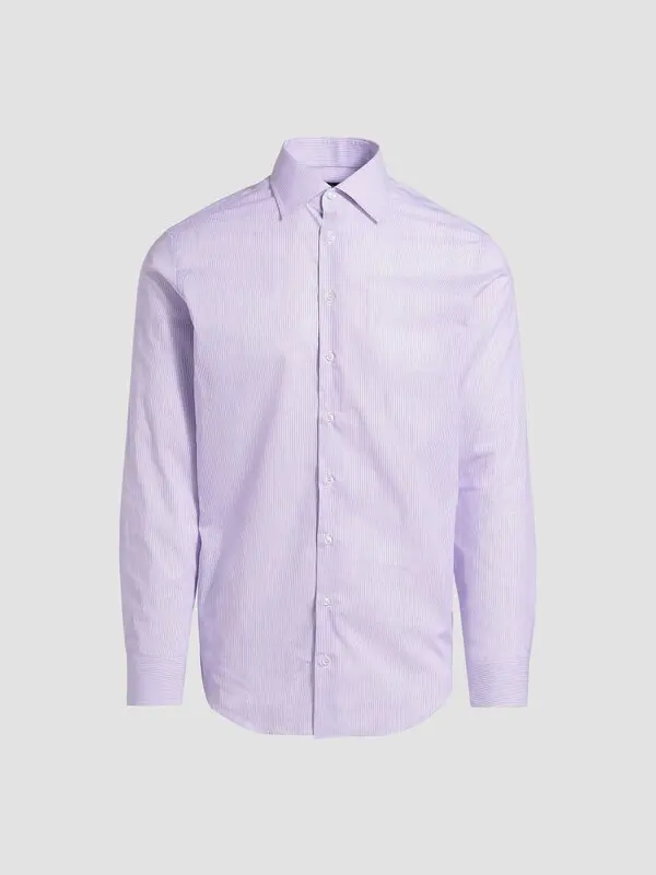 Giorgio Armani Woven Stripe Cotton Shirt