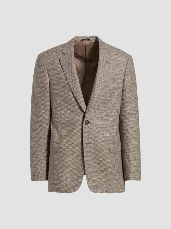 Giorgio Armani Textured Wool & Cashmere Jacket