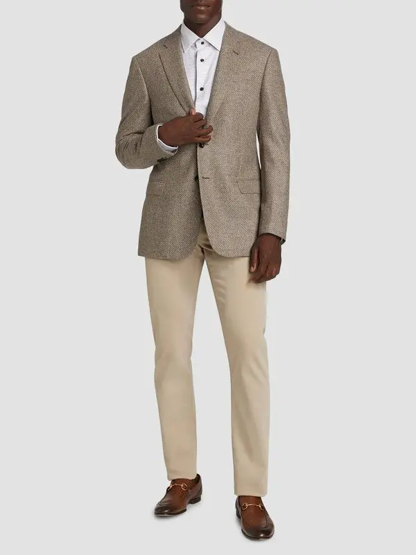 Giorgio Armani Textured Wool & Cashmere Jacket