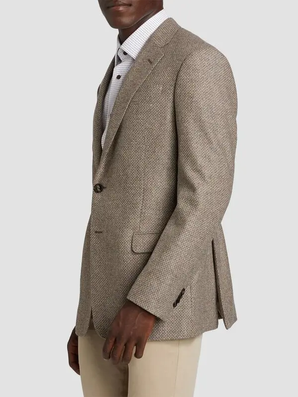 Giorgio Armani Textured Wool & Cashmere Jacket