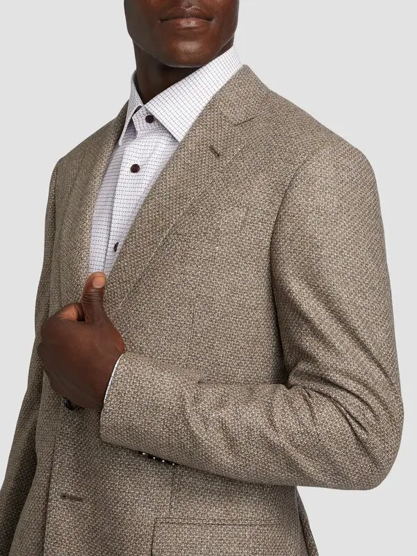 Giorgio Armani Textured Wool & Cashmere Jacket