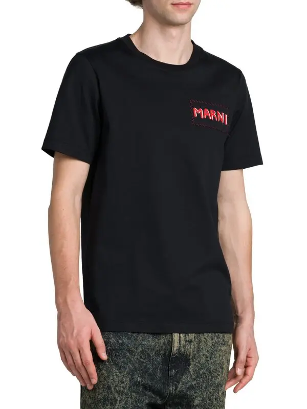 Marni Logo Crewneck T-shirt