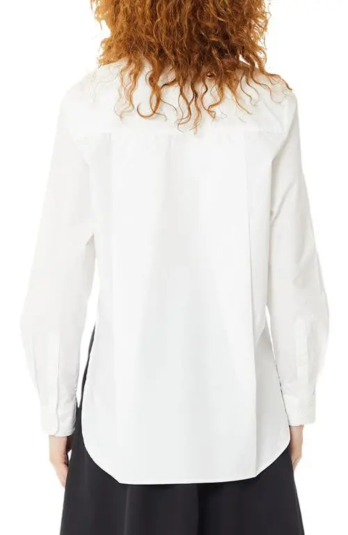 FIND ME NOW Genevieve Button-up Shirt - Bright White