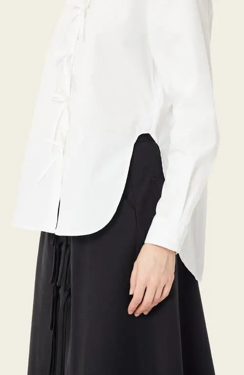 FIND ME NOW Genevieve Button-up Shirt - Bright White