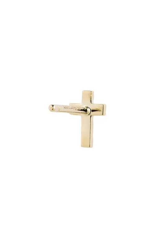 Bony Levy 14k Gold Cross Stud Earrings