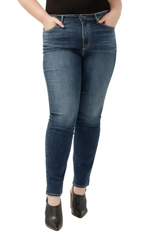 SILVER JEANS CO. Isbister High-rise Straight-leg Jeans