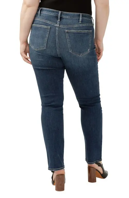 SILVER JEANS CO. Isbister High-rise Straight-leg Jeans