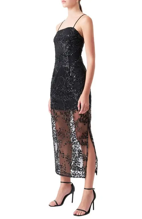 Endless Rose Sequin Midi Dress