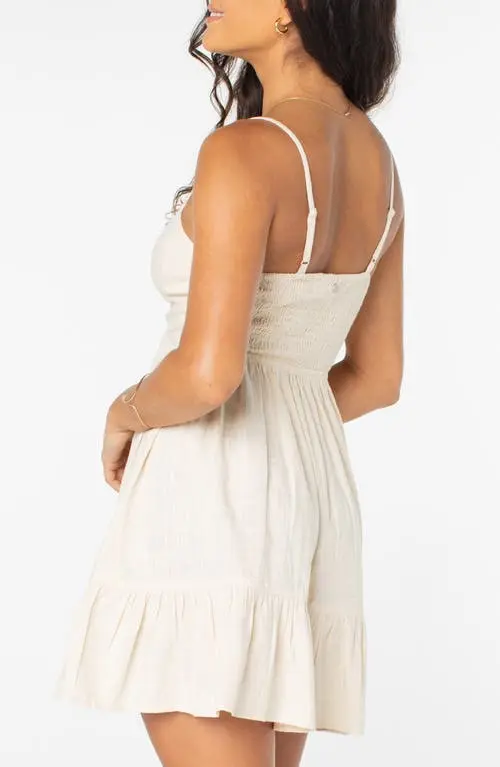 Roxy Jasmine Breeze Smocked Mini Sundress