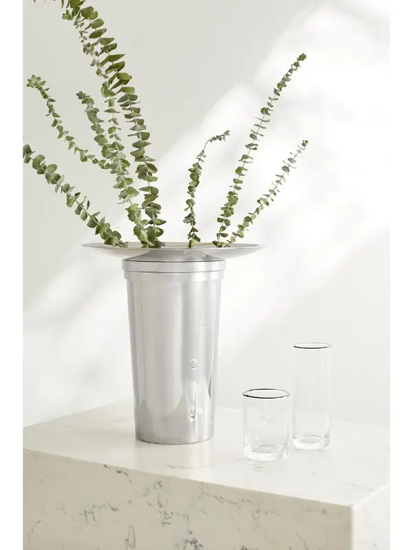 LOUISE ROE Fountain 1 Stainless Steel Vase