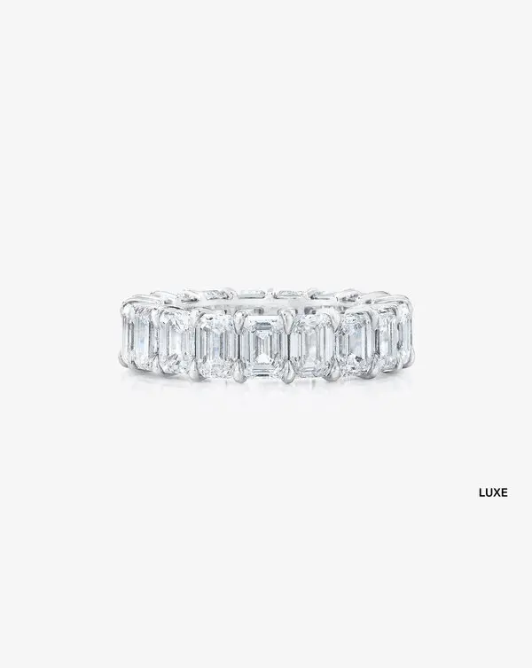 Ring Concierge Emerald Diamond Eternity Band - One-color