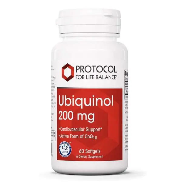 PROTOCOL FOR LIFE BALANCE Protocol Ubiquinol 200mg 60 Softgels - One-color