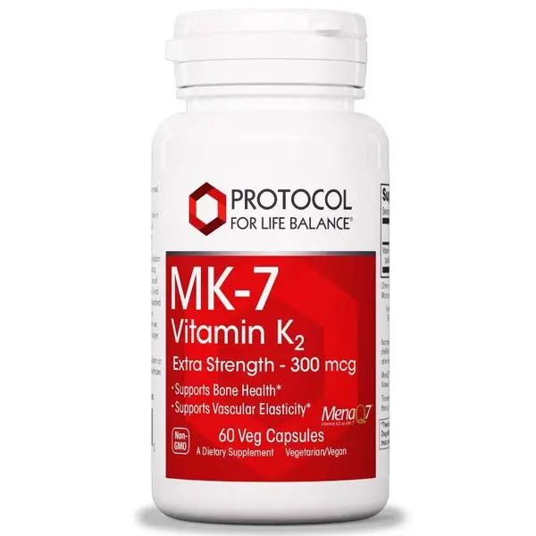 PROTOCOL FOR LIFE BALANCE Protocol Vitamin K2 300 Mcg 60 Capsules - One-color