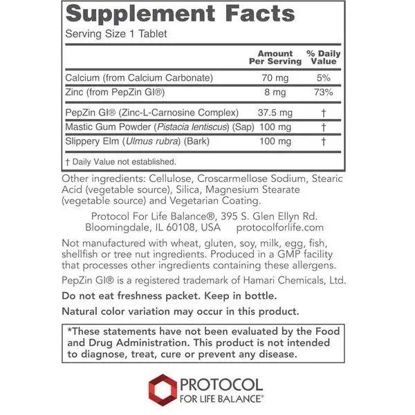 PROTOCOL FOR LIFE BALANCE Protocol Gi Guard Am 60 Tablets