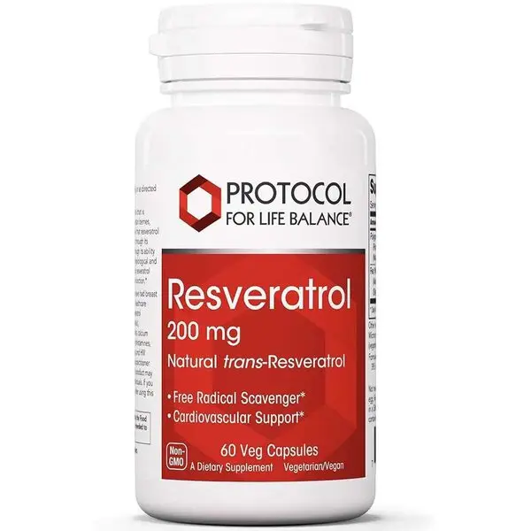 PROTOCOL FOR LIFE BALANCE Protocol Resveratrol 200mg 60 Capsules - One-color