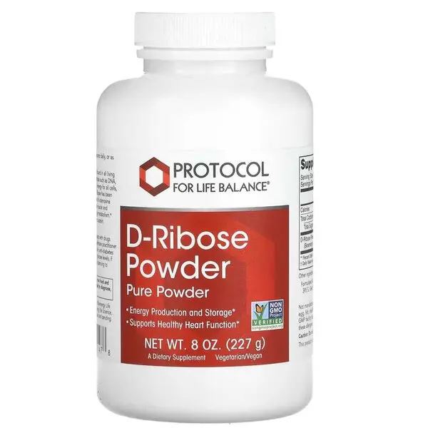 PROTOCOL FOR LIFE BALANCE Protocol D-ribose Powder 8 Ounces - One-color