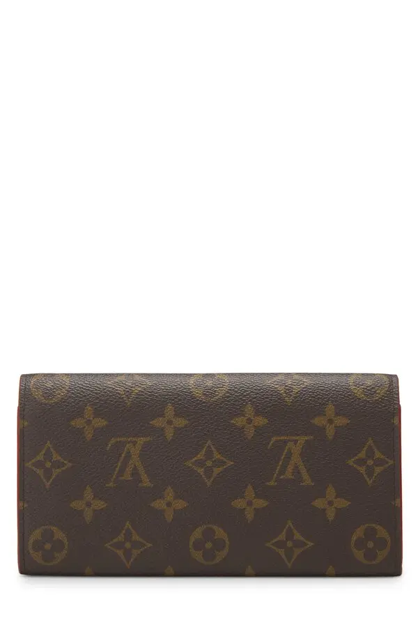 LOUIS VUITTON Monogram Canvas Bloom Flower Emilie Wallet