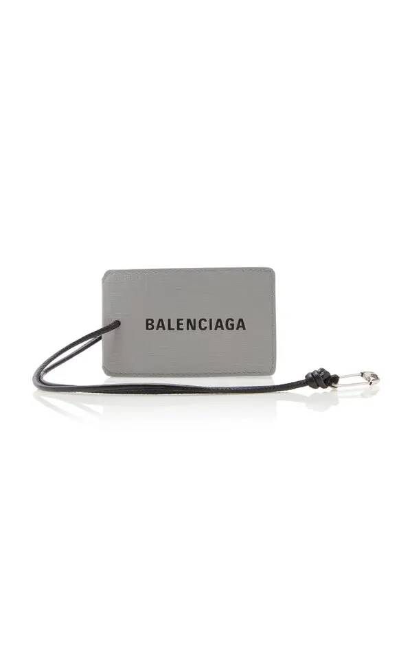 Balenciaga Leather Tag - Grey