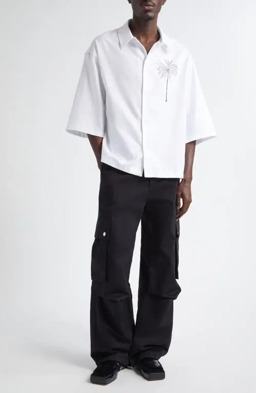 Jacquemus Le Cargo Cotton & Linen Pants - Black