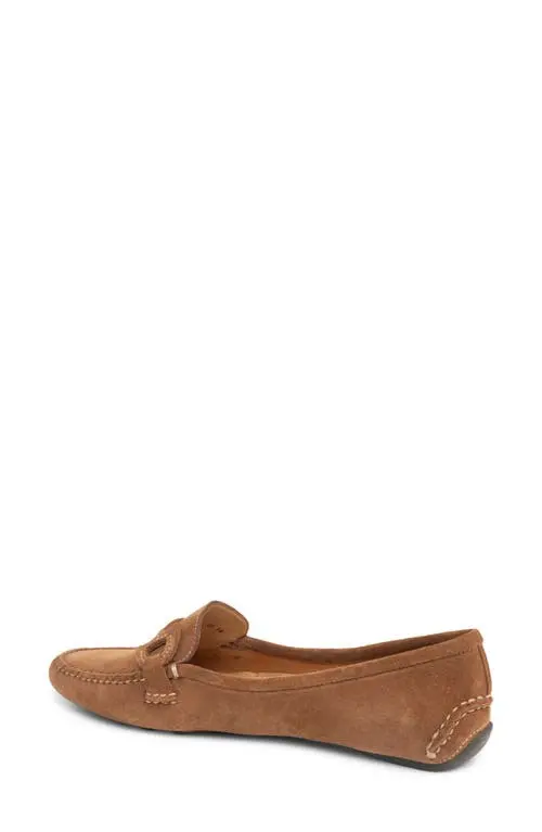 PATRICIA GREEN Jane Bit Loafer - Cognac Suede
