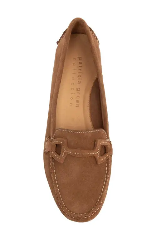 PATRICIA GREEN Jane Bit Loafer - Cognac Suede