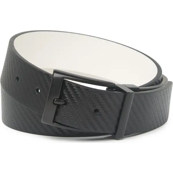 Nike Reversible Textured Belt - Black/white