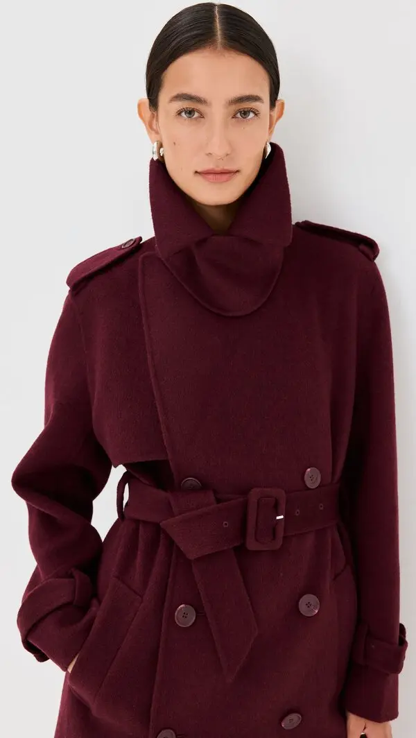Simkhai Rumi Belted Long Coat