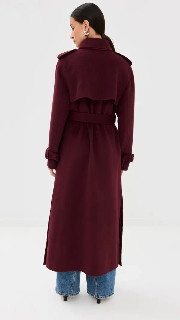 Simkhai Rumi Belted Long Coat