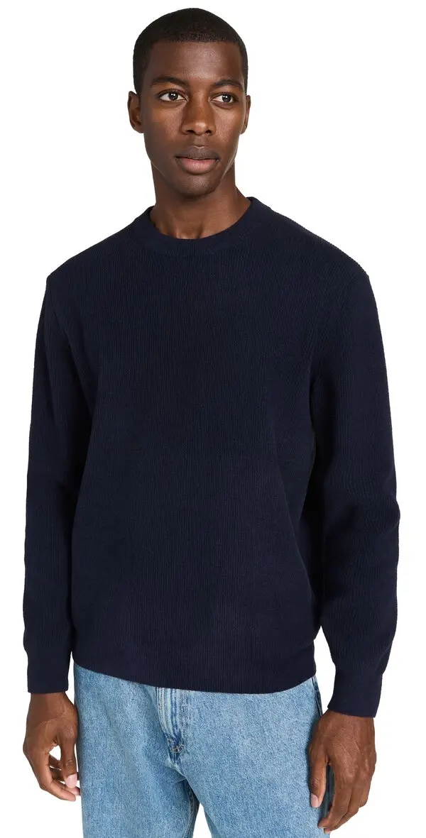 Nn07 Danny Lightweight Sweater - Navy Blue