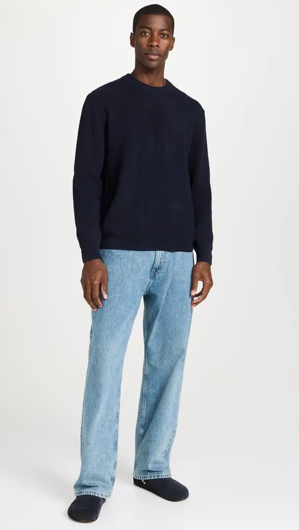 Nn07 Danny Lightweight Sweater - Navy Blue