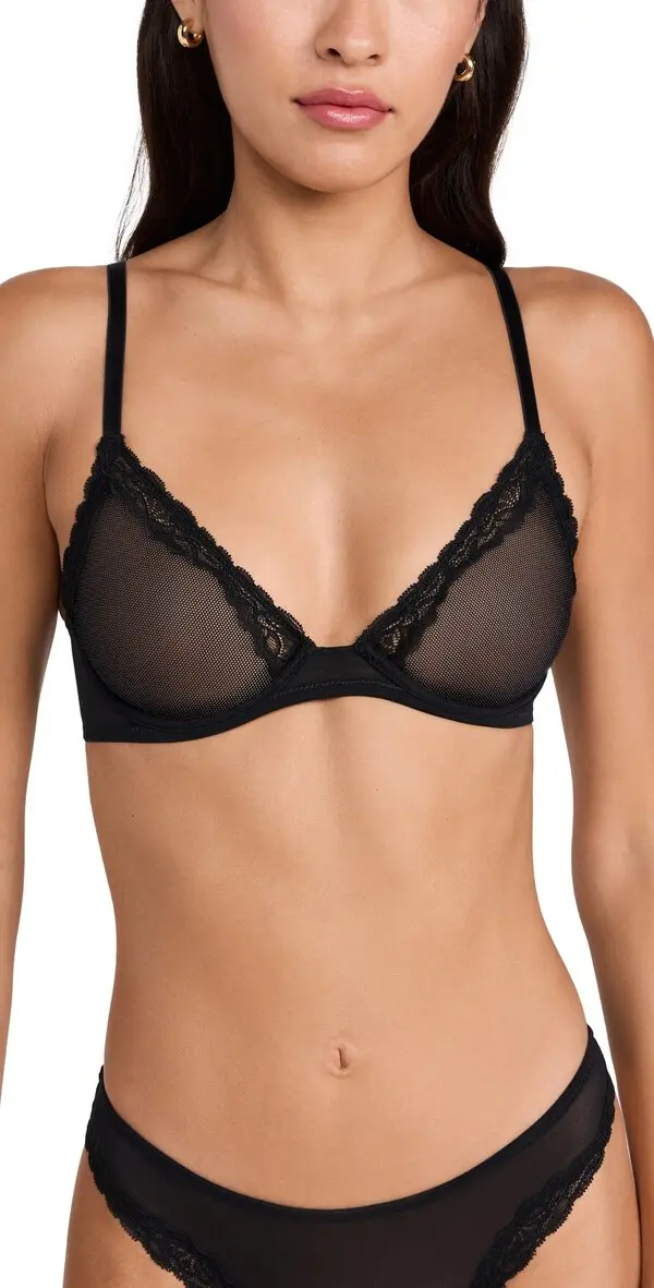 SKARLETT BLUE Passion Unlined Underwire Bra - Black