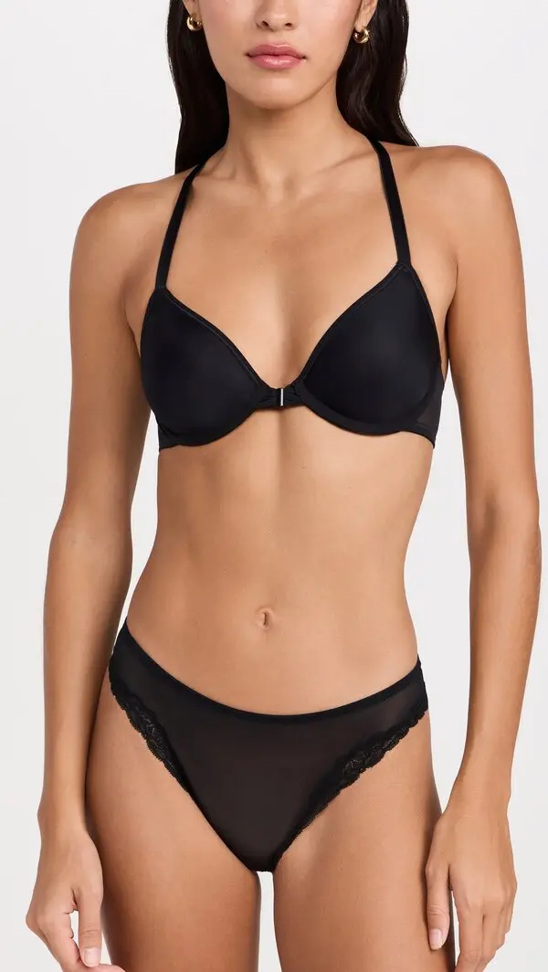 SKARLETT BLUE Spellbound Front Close Spacer Bra - Black