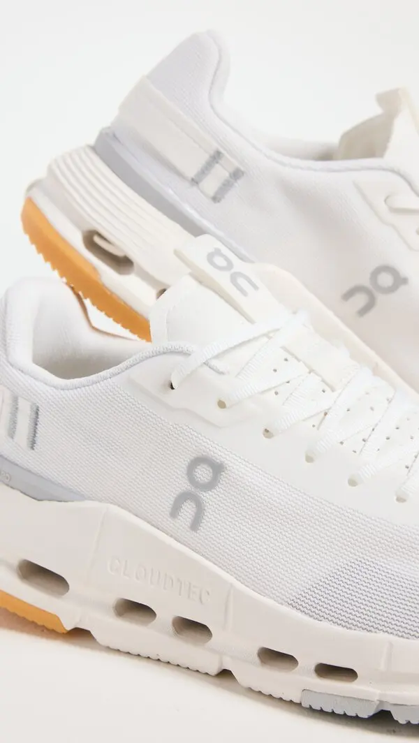 On Cloudnova Form Sneakers - White Ivory