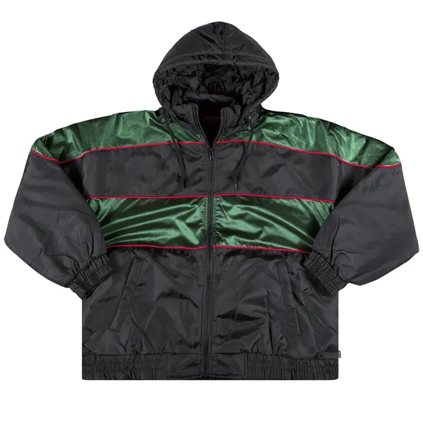 Supreme Sports Piping Puffy Jacket - Black