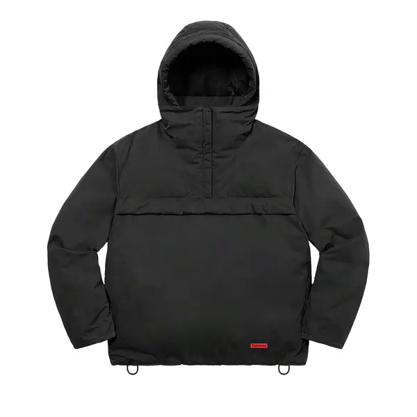Supreme Hooded Down Pullover - Black