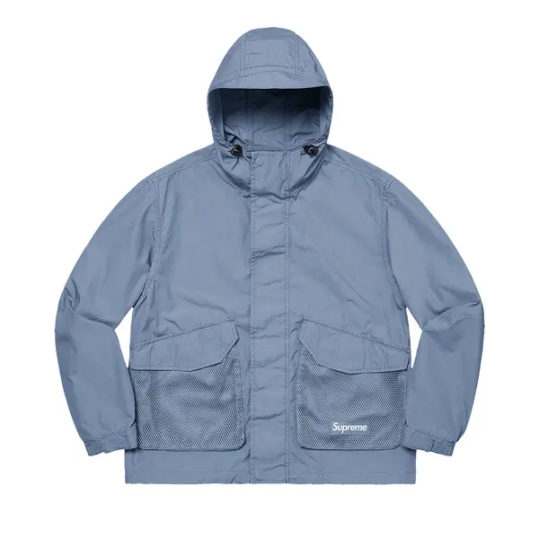 Supreme Mesh Pocket Cargo Jacket - Blue
