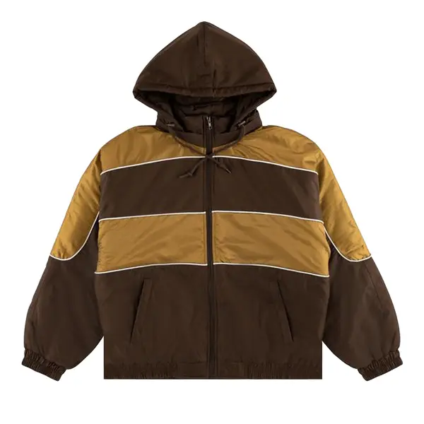 Supreme Sports Piping Puffy Jacket - Brown