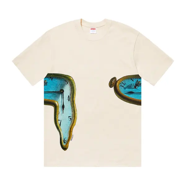 Supreme The Persistence Of Memory Tee 'natural - Cream