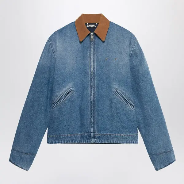 1989 STUDIO Denim Worker Jacket - Light Blue