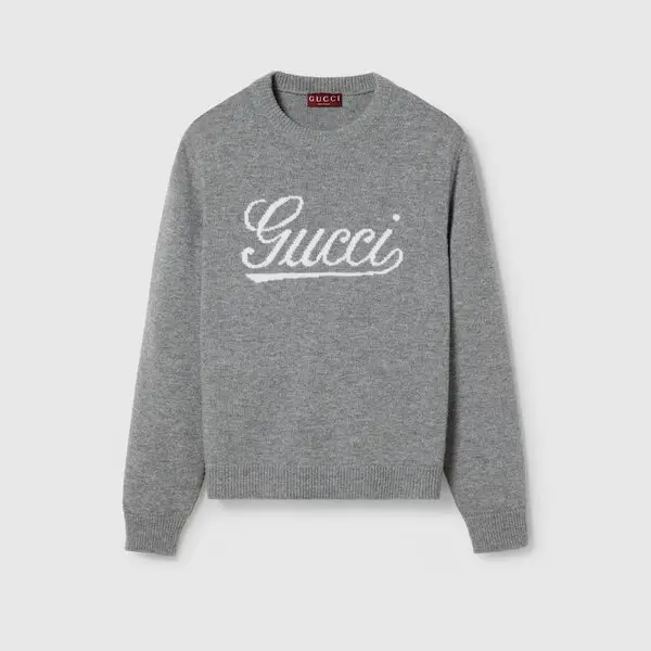 Gucci Wool Sweater With Intarsia