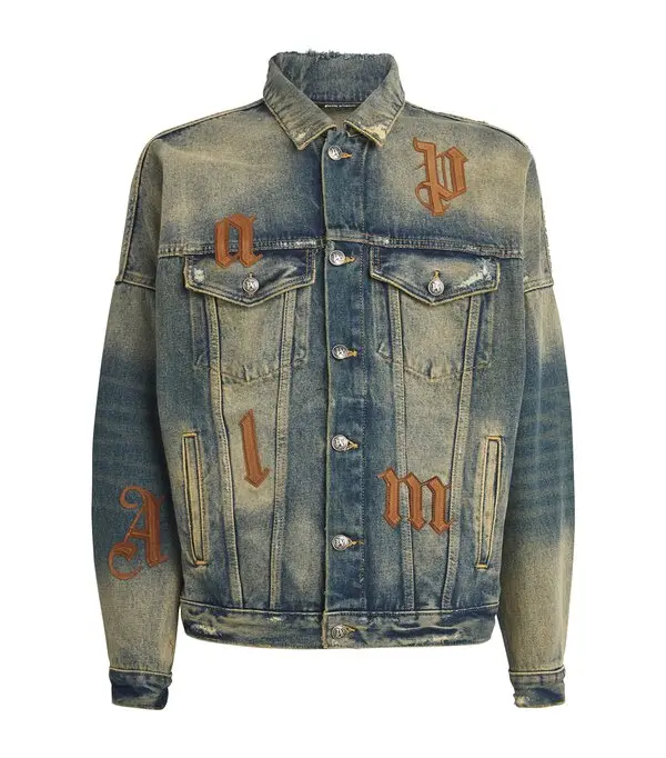 Palm Angels Logo Patch Denim Jacket