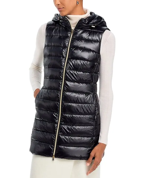 Herno Iconico Serena Ultralight Quilted Vest - Black