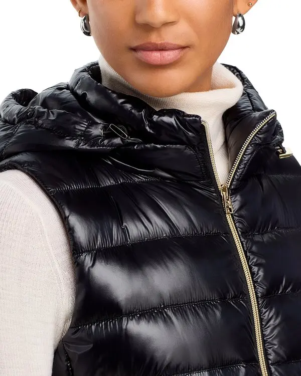 Herno Iconico Serena Ultralight Quilted Vest - Black